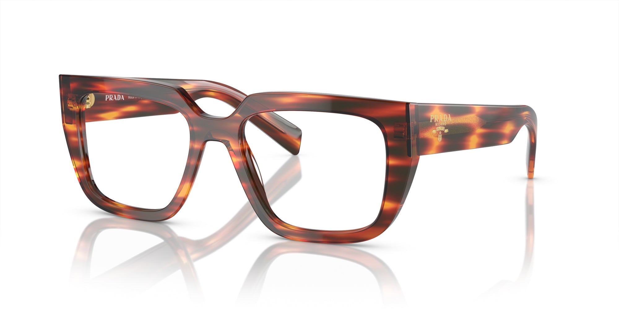 Prada VPR A03 Square Glasses | Maverick & Wolf