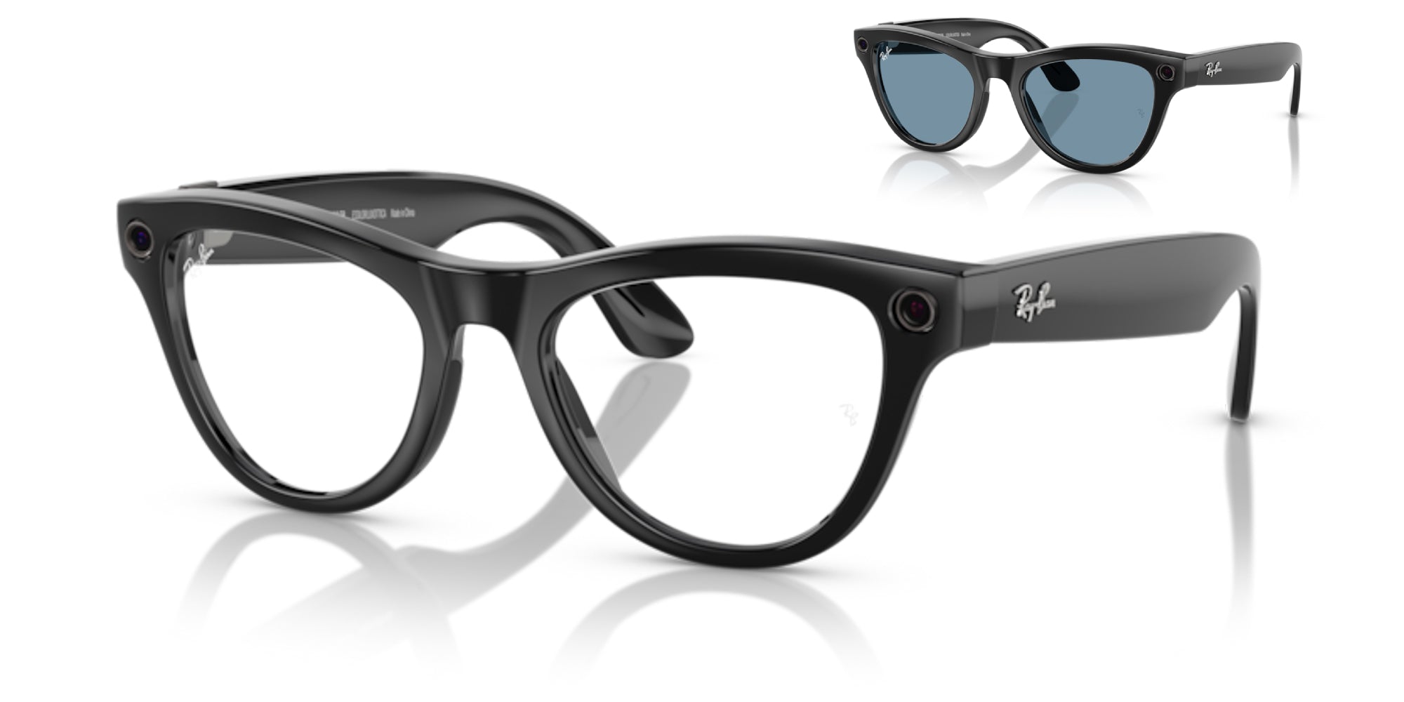 Ray-Ban Meta Skyler RW4010 Cat Eye Sunglasses | Fashion Eyewear ...