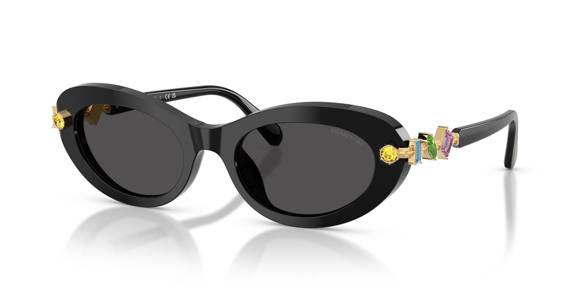 Swarovski SK6042 Oval Sunglasses | Maverick & Wolf