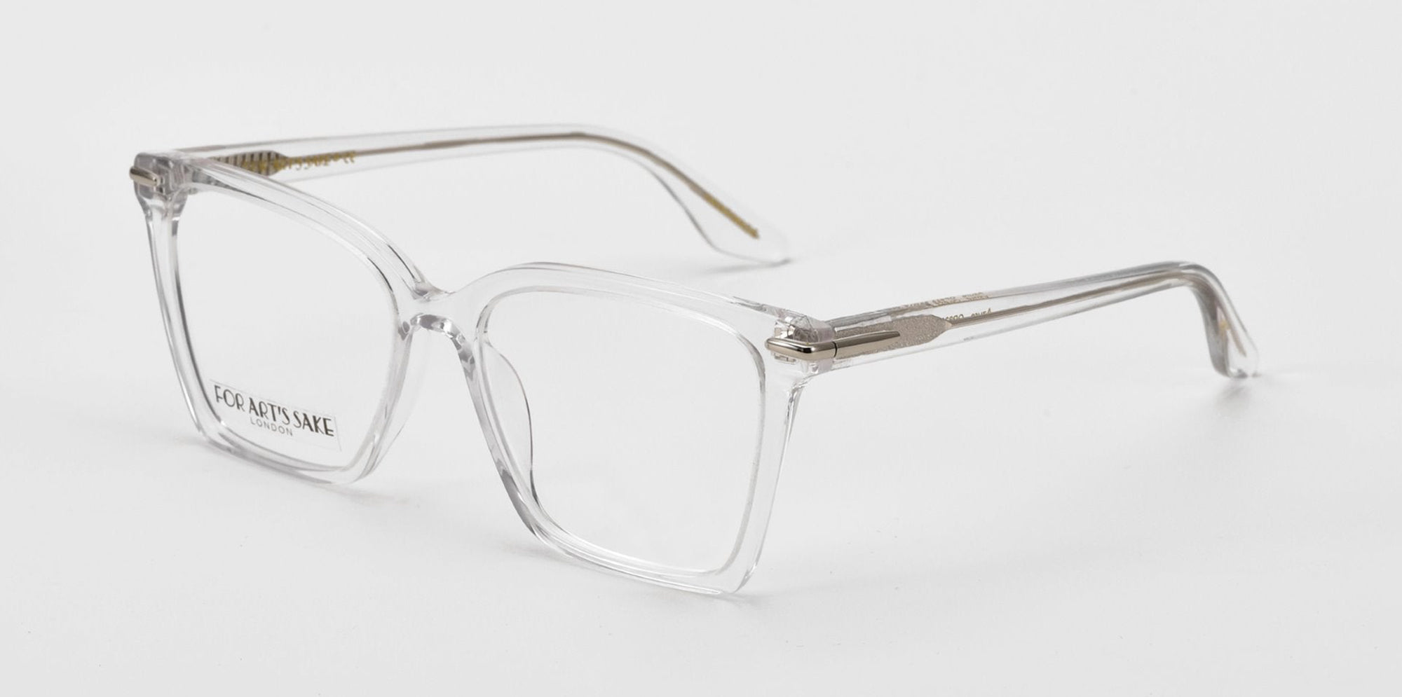 For Art's Sake Azure Square Glasses | Maverick & Wolf