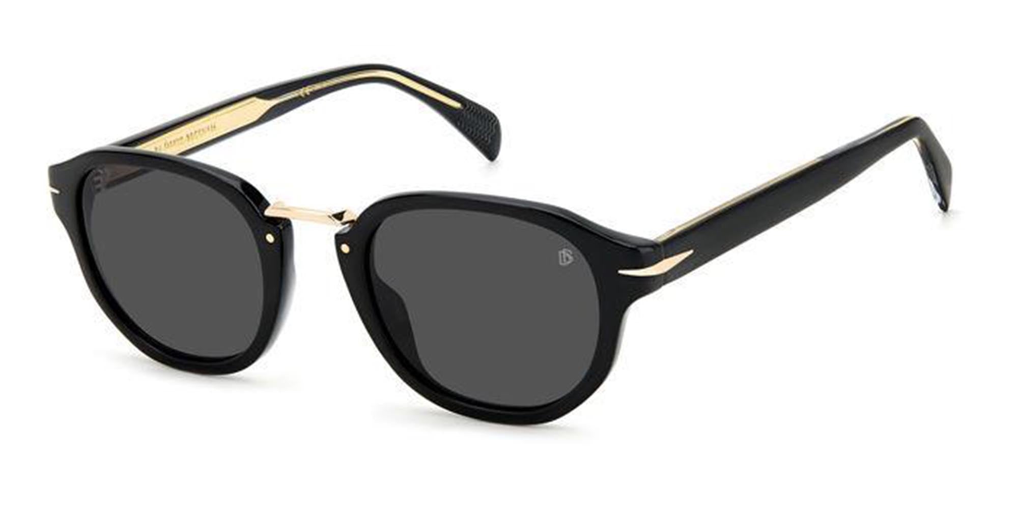 David Beckham DB1077S Round Sunglasses | Maverick & Wolf