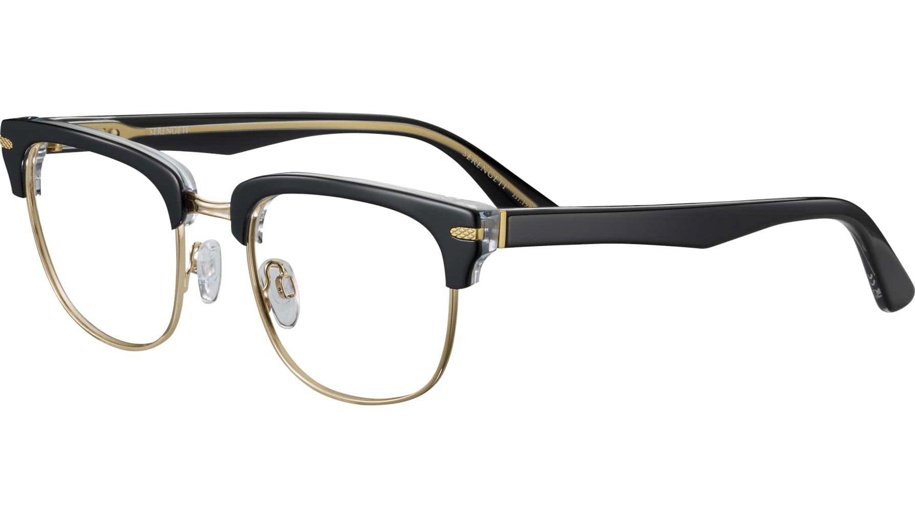 Serengeti Denzel Optic Clubmaster Glasses | Maverick & Wolf