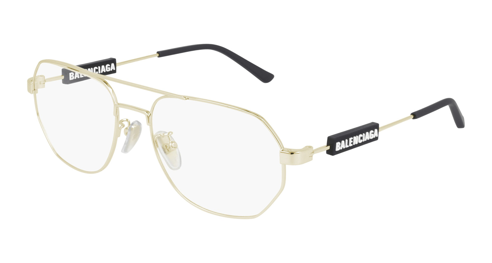 Balenciaga BB0117O Aviator Glasses | Maverick & Wolf