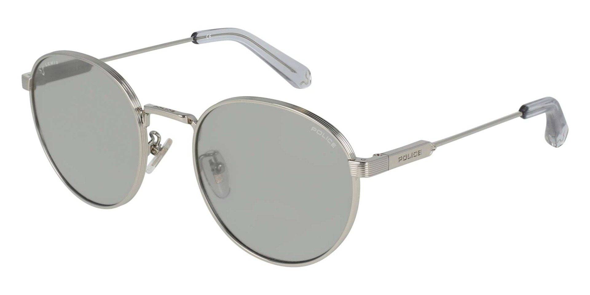 Police x Lewis Hamilton 01 SPLA22 Round Metal Sunglasses (Men ...